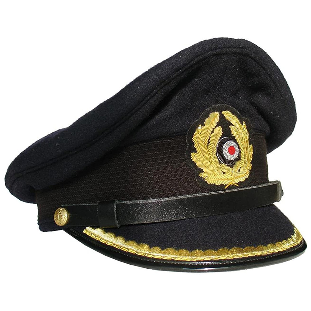 Goodhand Embroidery, WW2 German Kriegsmarine Field Grade Officer Visor ...