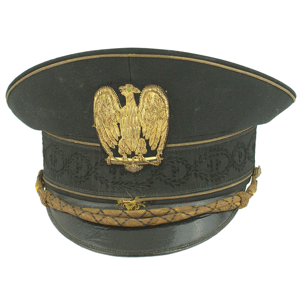Goodhand Embroidery, WWII Italian Fascist official Peaked Cap, WWII ...